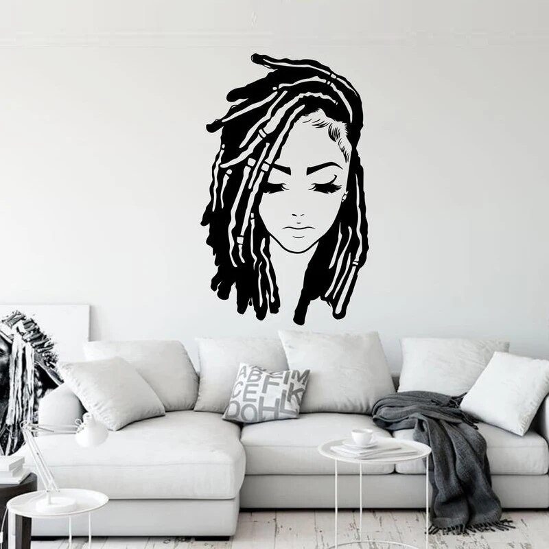 Black Woman Queen Diva Life Decal Classy Lady African Goddess Woman ...