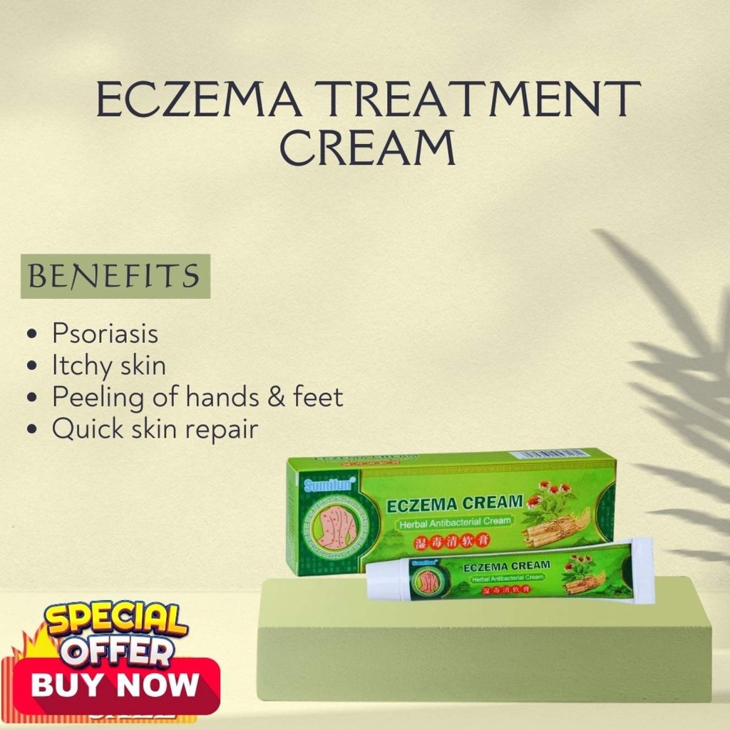 Eczema treatment cream solve skin problems like dermatitis, ringworm ...