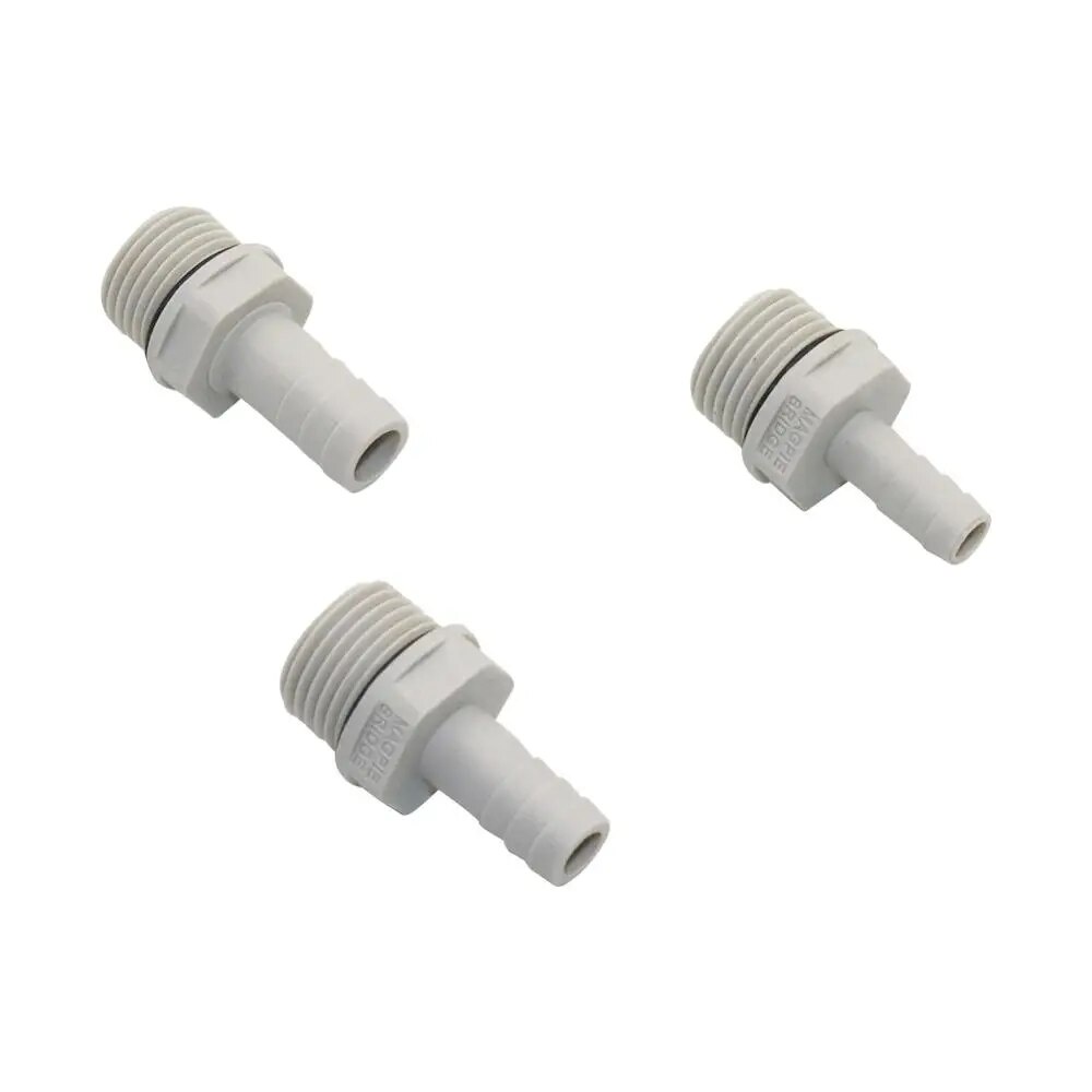 1/2" BSP Male Thread to 8mm 10mm 12mm Straight Connectors Barbed Pagoda ...