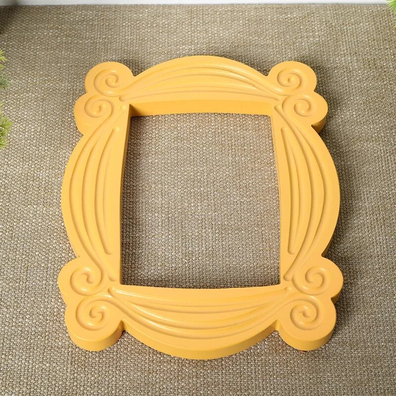 TV Series Friends Handmade Monica Door Frame Wood Yellow Photo Frames ...