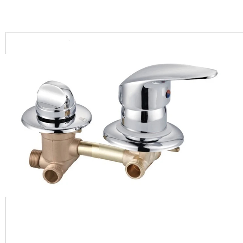 MTTUZK Concealed 2/3/4/5 Way Water Output Brass Shower Faucet Screw or ...