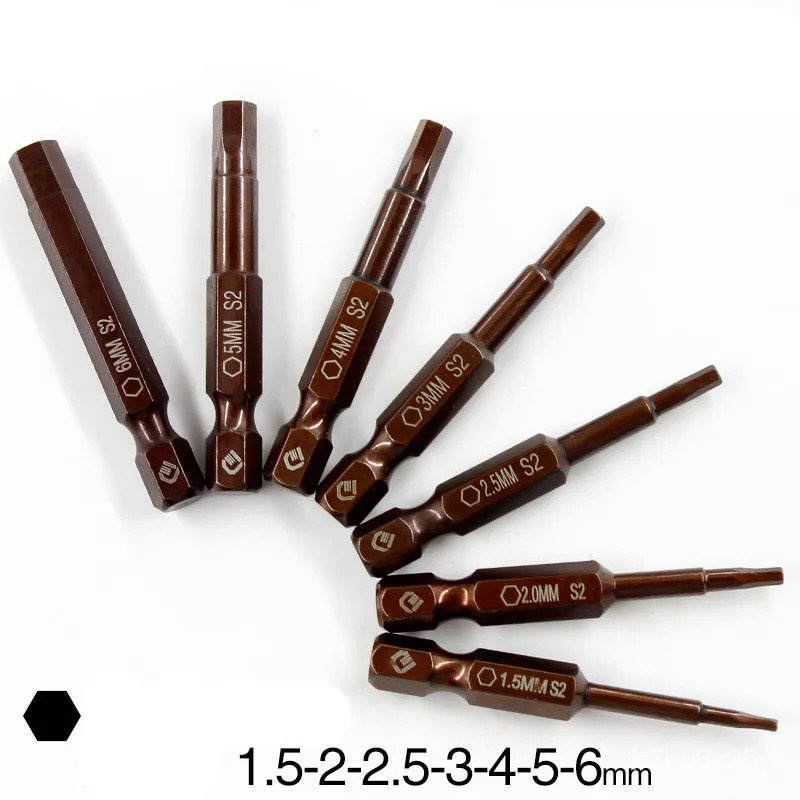 Newly launched 10pcs/set 50mm Hex Screwdriver Bits S2 Alloy Steel ...