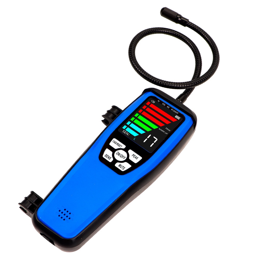 Refrigerant Leak Detector Halogen Tester Gas Analyzer For CFC HFC HCFC ...