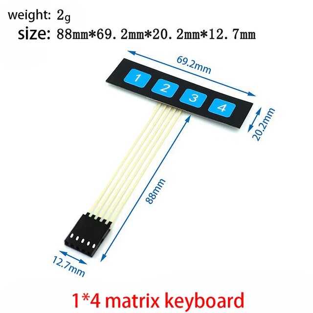 36w Matrix Array Matrix Keyboard Key Membrane Led Switch Keypad Module For Arduino Matrix Keyb