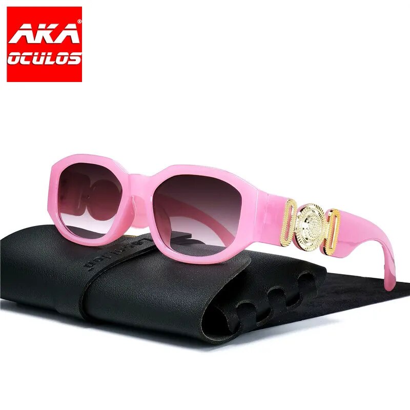 69I AKA OCULOS Vintage Oval Sunglasses Women Brand Designer Glasses ...