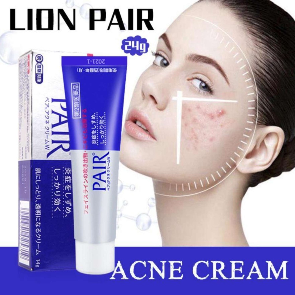 Japan【Lion Pair】 Acne Cream Pimple Cream Remover Skincare Acne Scar ...