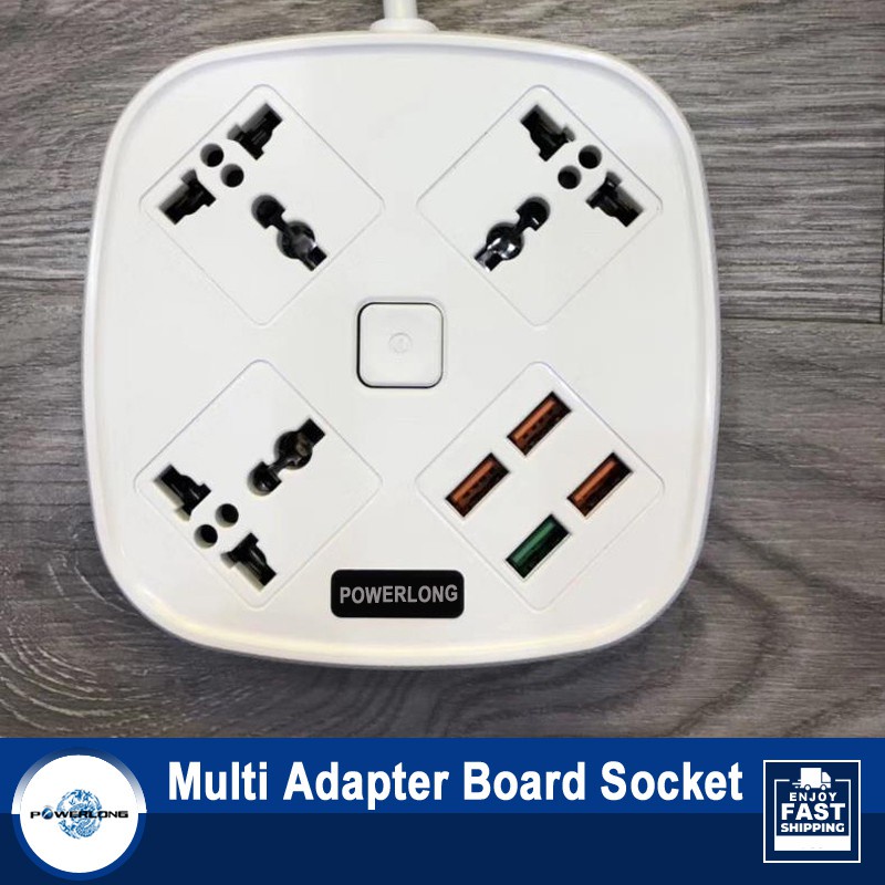 Universal Power Socket 3.1A Smart High Power 4 Port USB Charging HUB ...