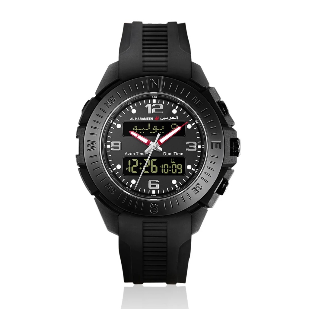 184 Muslim Sporting Prayer Watch for with Qibla Compass Adhan Alarm ...