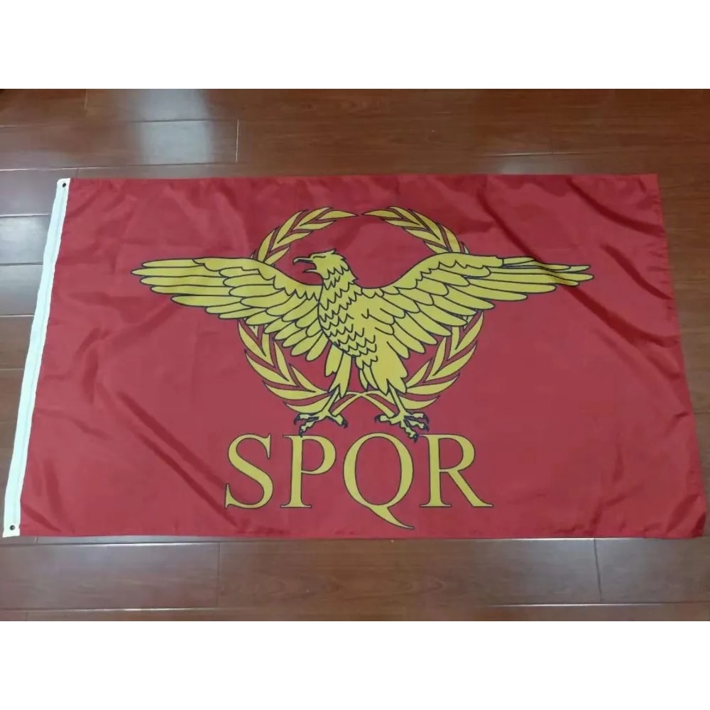 FLAGLAND 90x150cm SPQR Roman Empire Senate and People of Rome Flag ...