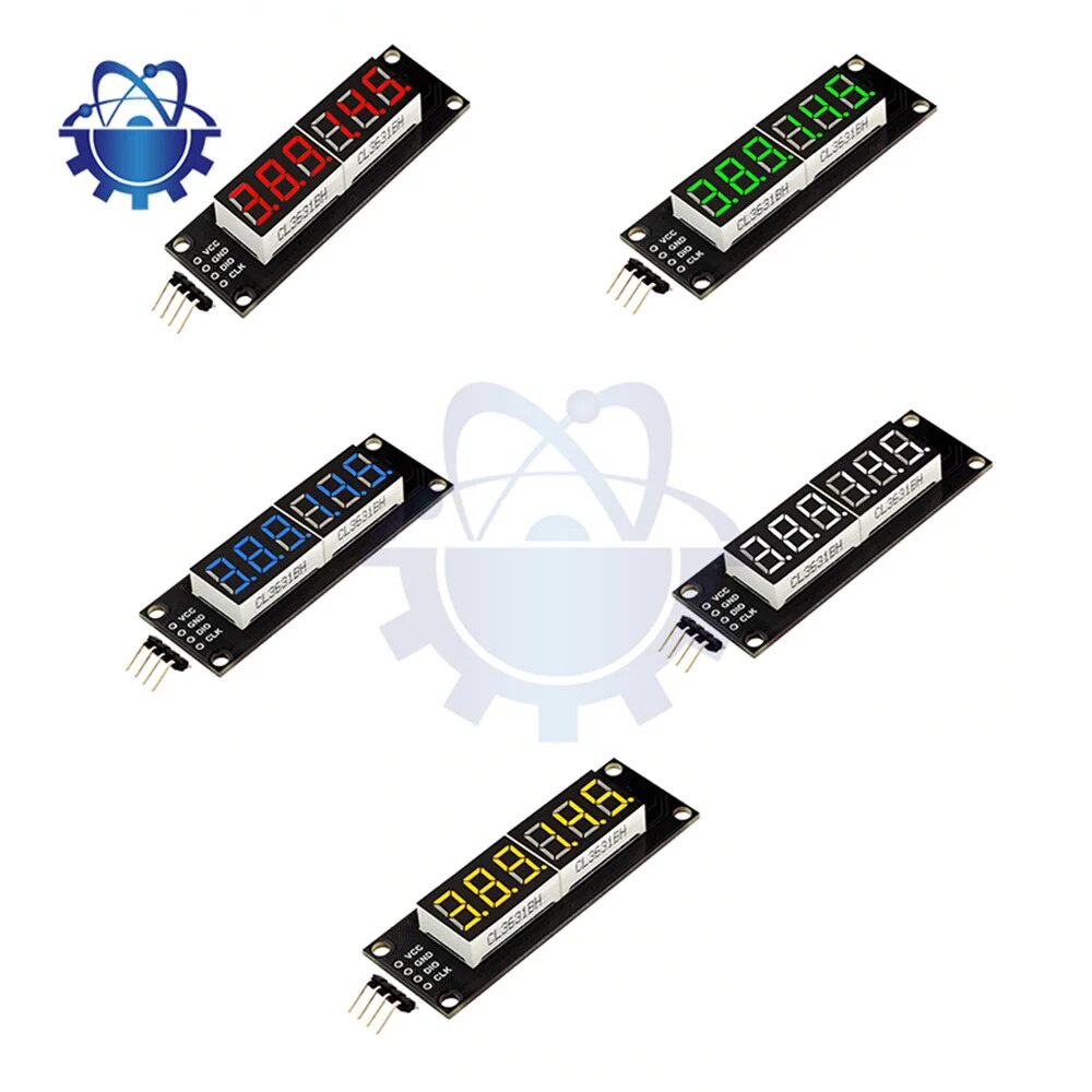 Tm1637 Display 6 Bits 7 Segments Digital Led Display Module For Arduino 4926