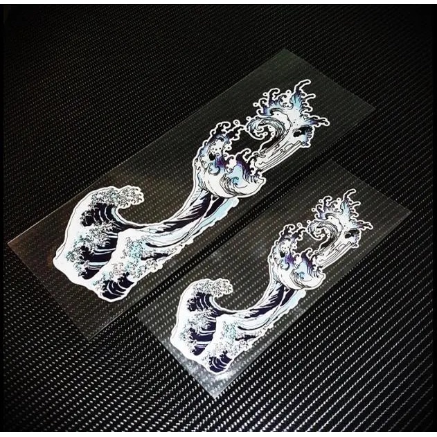 The Great Wave Off Kanagawa Japan Car Stickers Vinyl JDM Drift ...