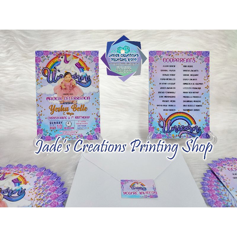 Affordable Invitation Card 3R Size (FOR ANY OCCASION) | Shopee Philippines