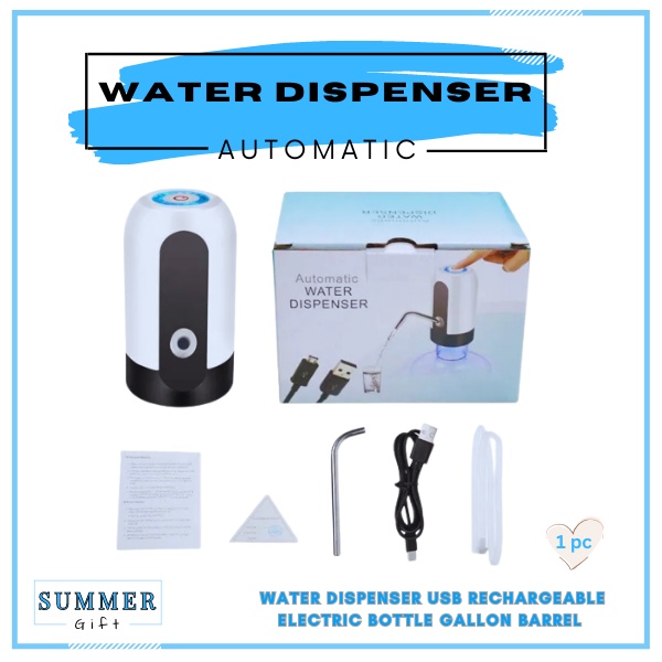 Authentic 100 Universal Water Dispenser USB Rechargeable Electric ...