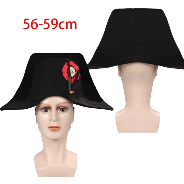 Napoleon Cosplay Admiral Bicorn Hat French Captains Cap Hats For Adult ...