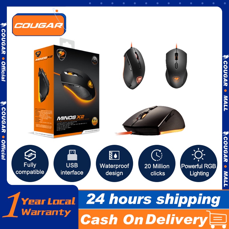 COUGAR Response Time 1Ms USB Gaming Mouse with 6 Programmable Buttons ...