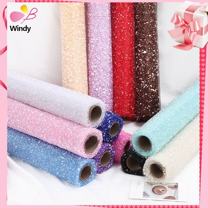 【Windy】Snow Dot Gauze Bouquet Packaging Material Package Handmade DIY ...