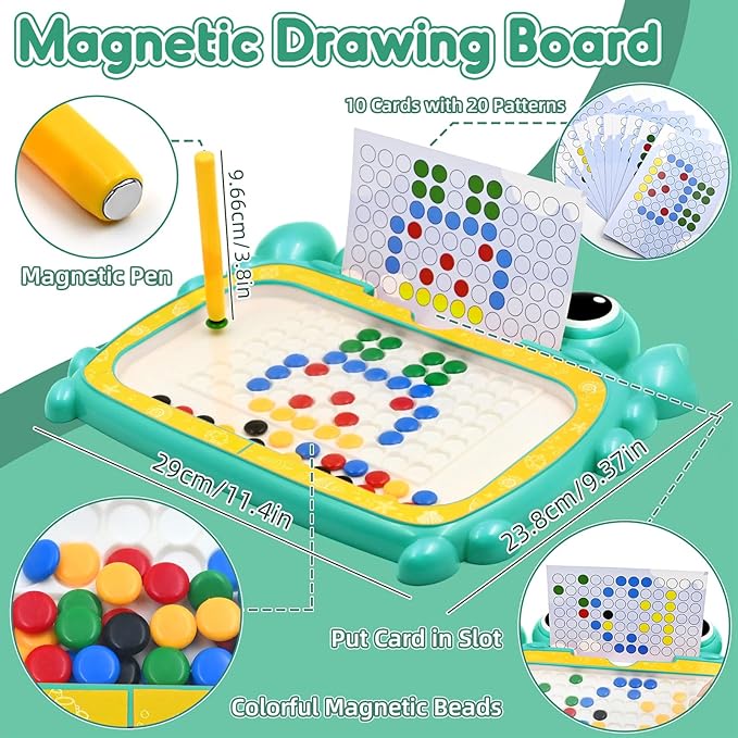 Magnetic Drawing Board DIYLarge Magnetic Toys Doodle Board with ...