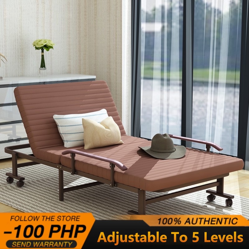 Folding Bed No Installation Required Portable Single Bed for Sitting ...