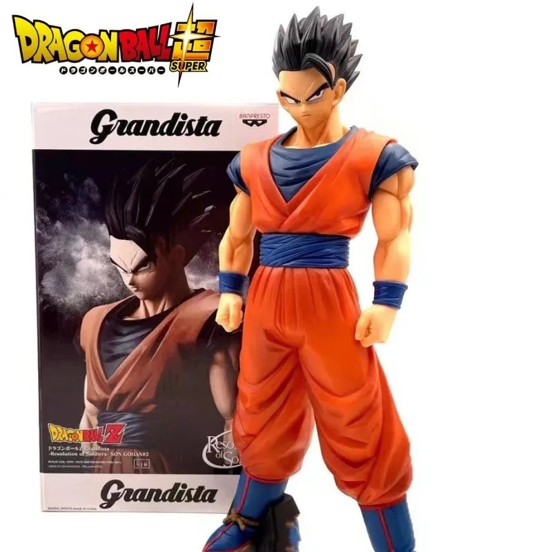 New Original Bandai Dragon Ball Z Son Gohan Figure Grandista Resolution Of Soldiers Ver 2.0 Dbz ...