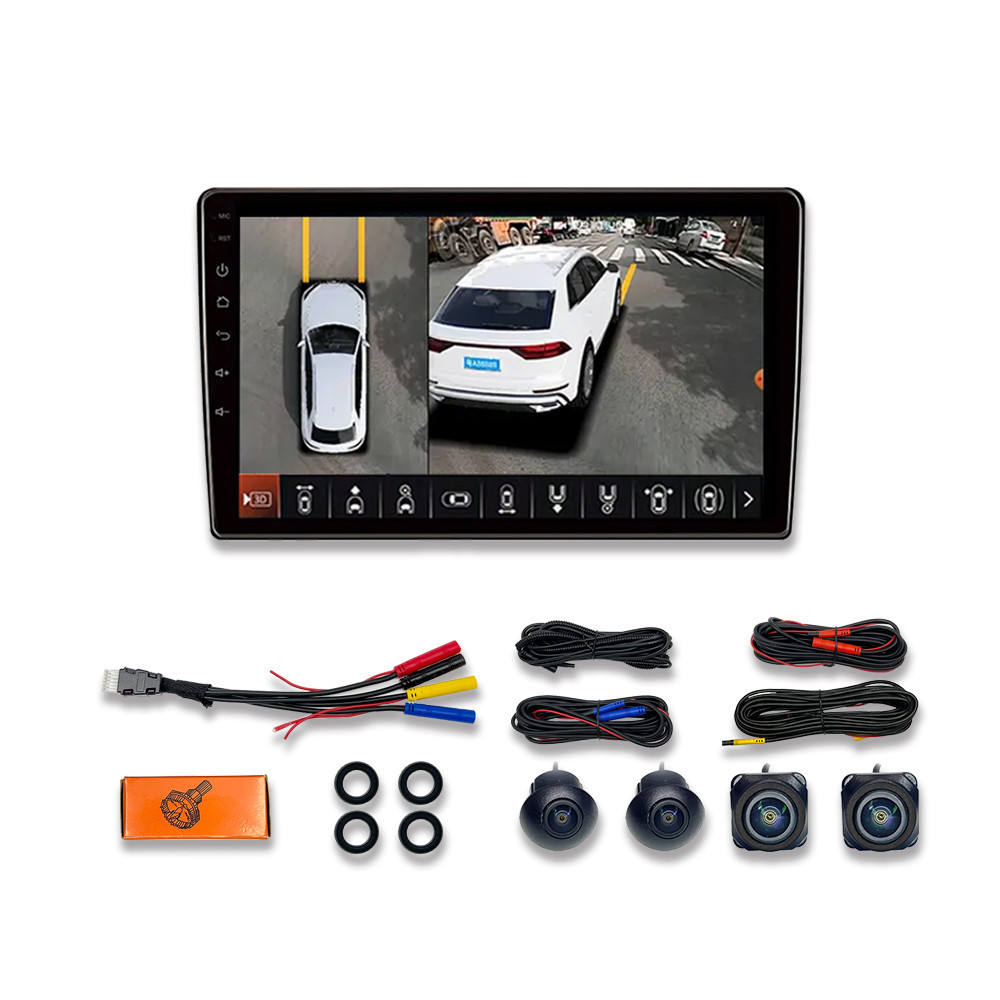 Android Car Radio Player 360 Panoramic Bird View Parking Security ...