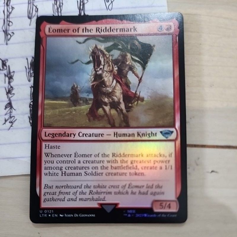 eomer of the riddermark - foil - LTR | Shopee Philippines