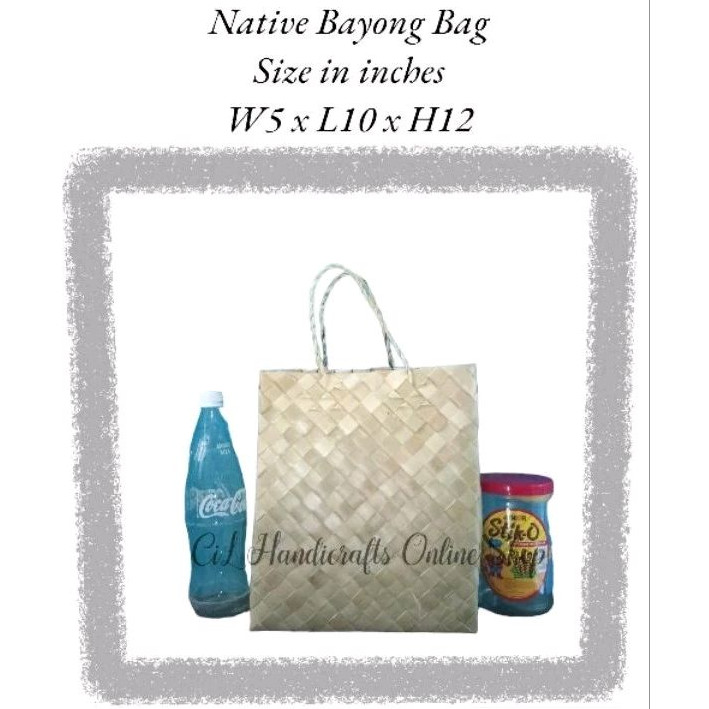 5x10x12 / 5x11x13 - Native/Tampipi Bayong Bag (Minimal Qty- Available ...