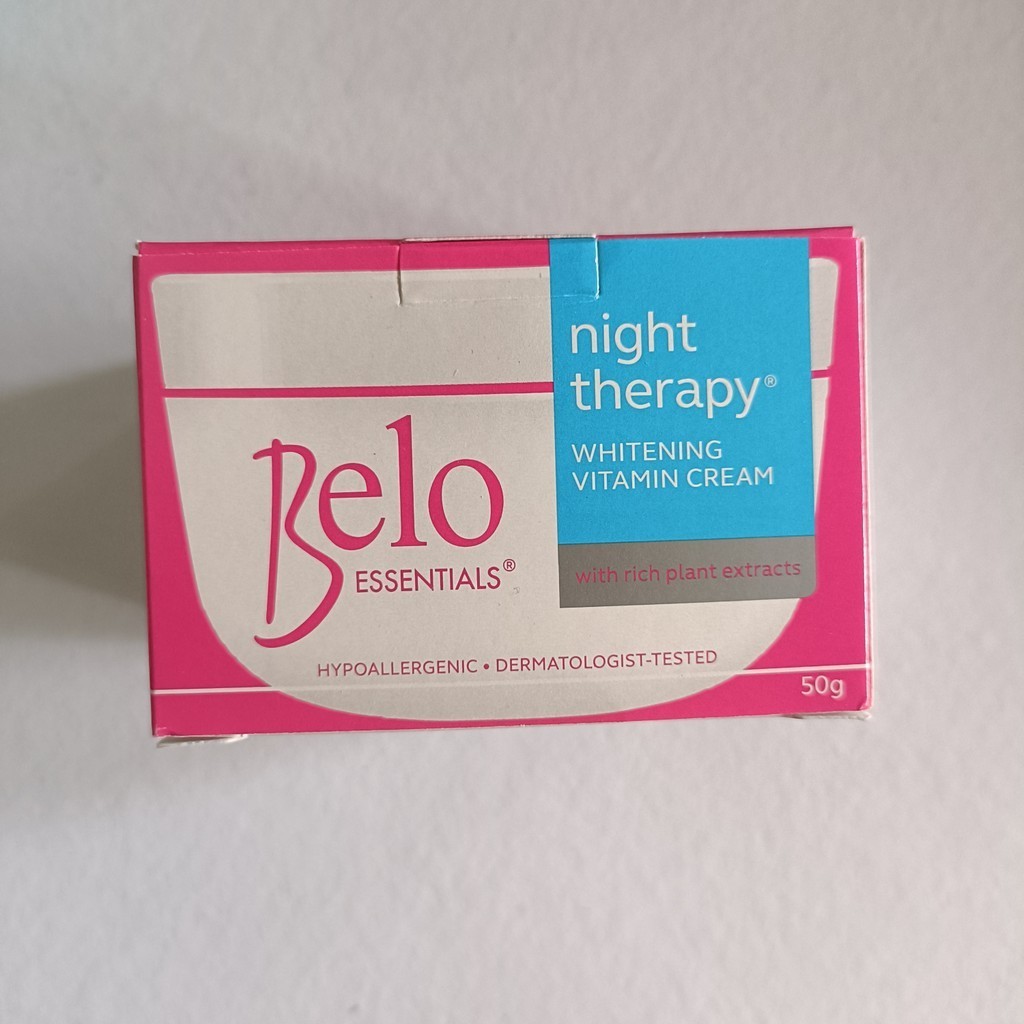 Belo Night Therapy Whitening Vitamin Face Cream 50g | Shopee Philippines