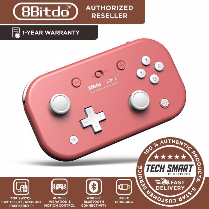 8BitDo Lite 2 Bluetooth Gamepad for Switch, Switch Lite, Android and ...