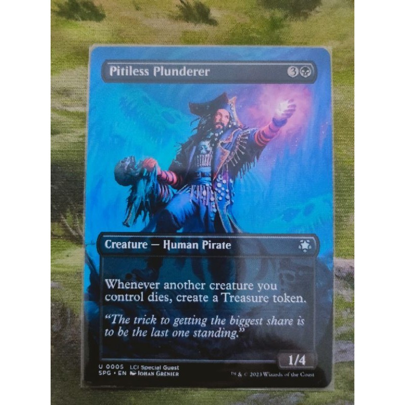 MTG - Pitiless Plunderer - BORDERLESS - SPG | Shopee Philippines