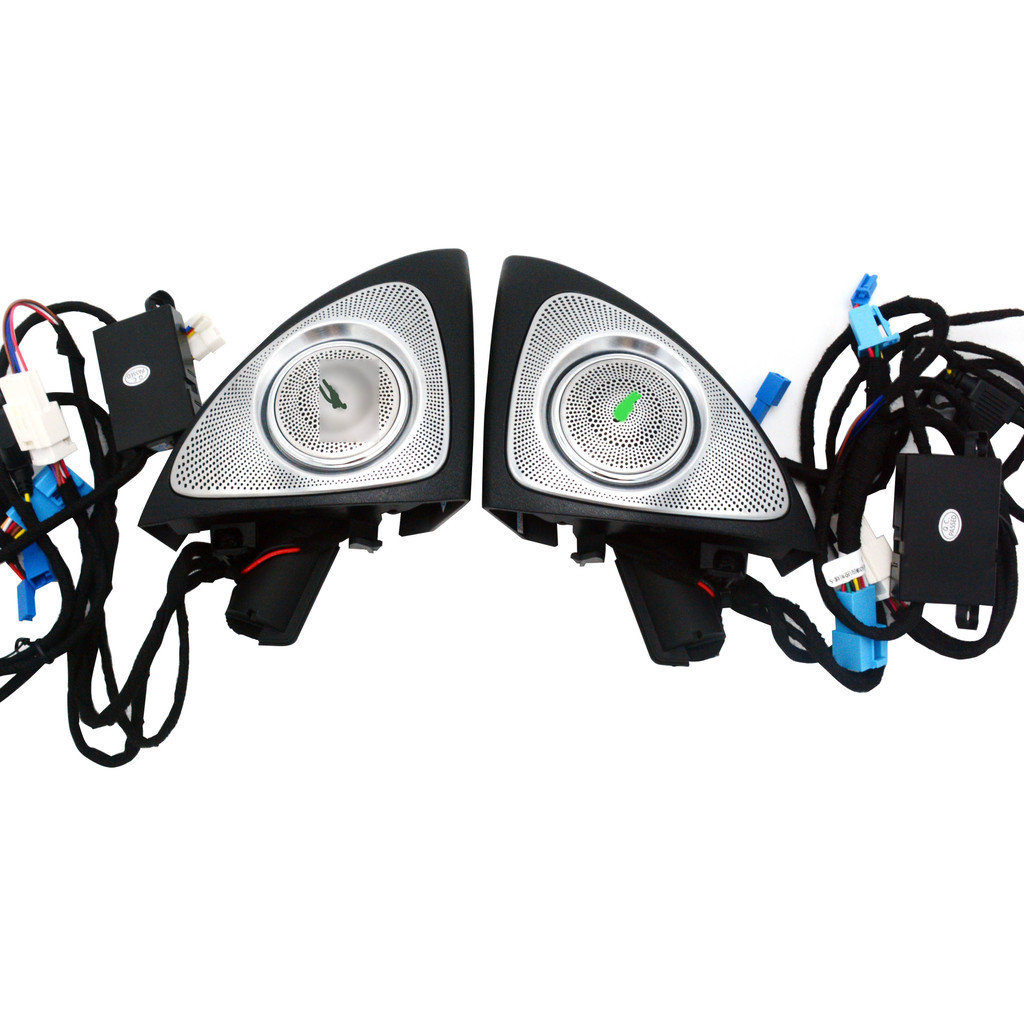 Car auto 3D rotating tweeter speaker ambient light system subwoofer for ...