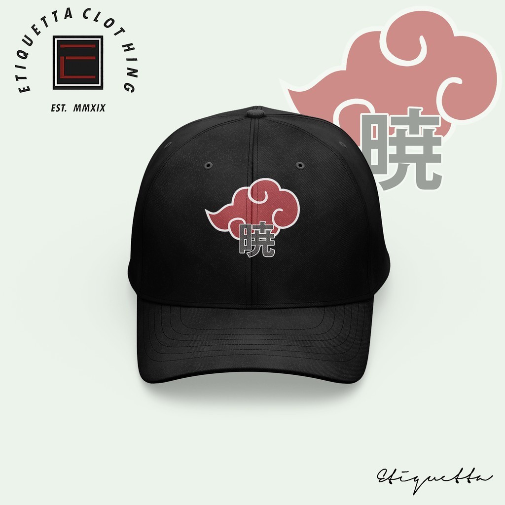 ETQT Worldwide - Unisex - Cap - Naruto - Akatsuki Logo | Shopee Philippines
