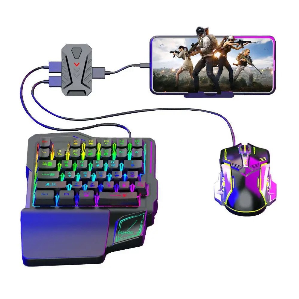 Android iOS 5.0 wireless game controller mobile Gaming Keyboard and ...