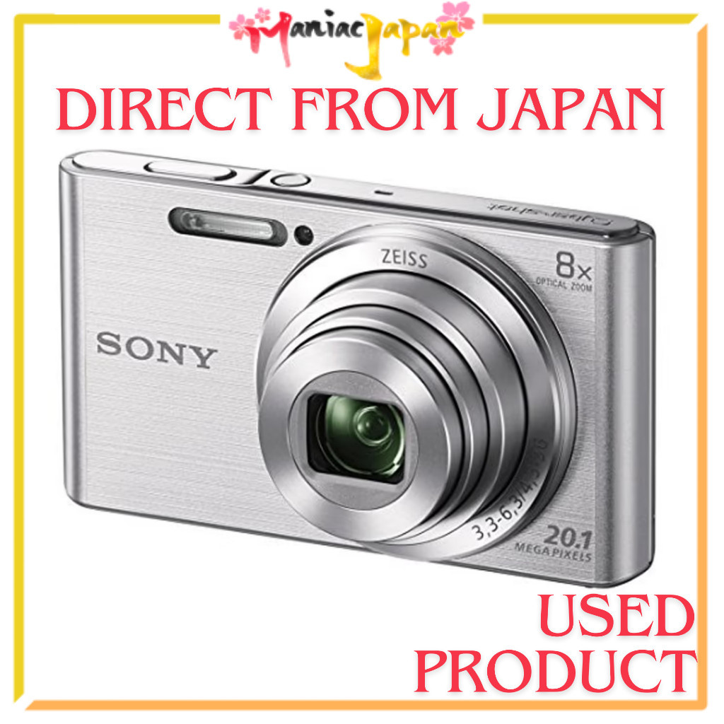 [ Used Camera from Japan ] Sony Compact Digital Camera Cyber-shot DSC-W830 Silver Optical Zoom ...