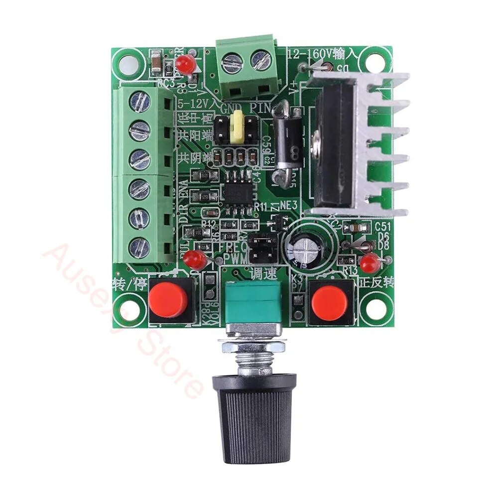 Stepper Motor Driver CNC Controller PWM Pulse Signal Generator Speed Regulator Board Motor DrioZ ...