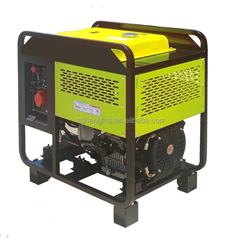 Hot selling portable diesel generator price 2 cylinder diesel generator ...