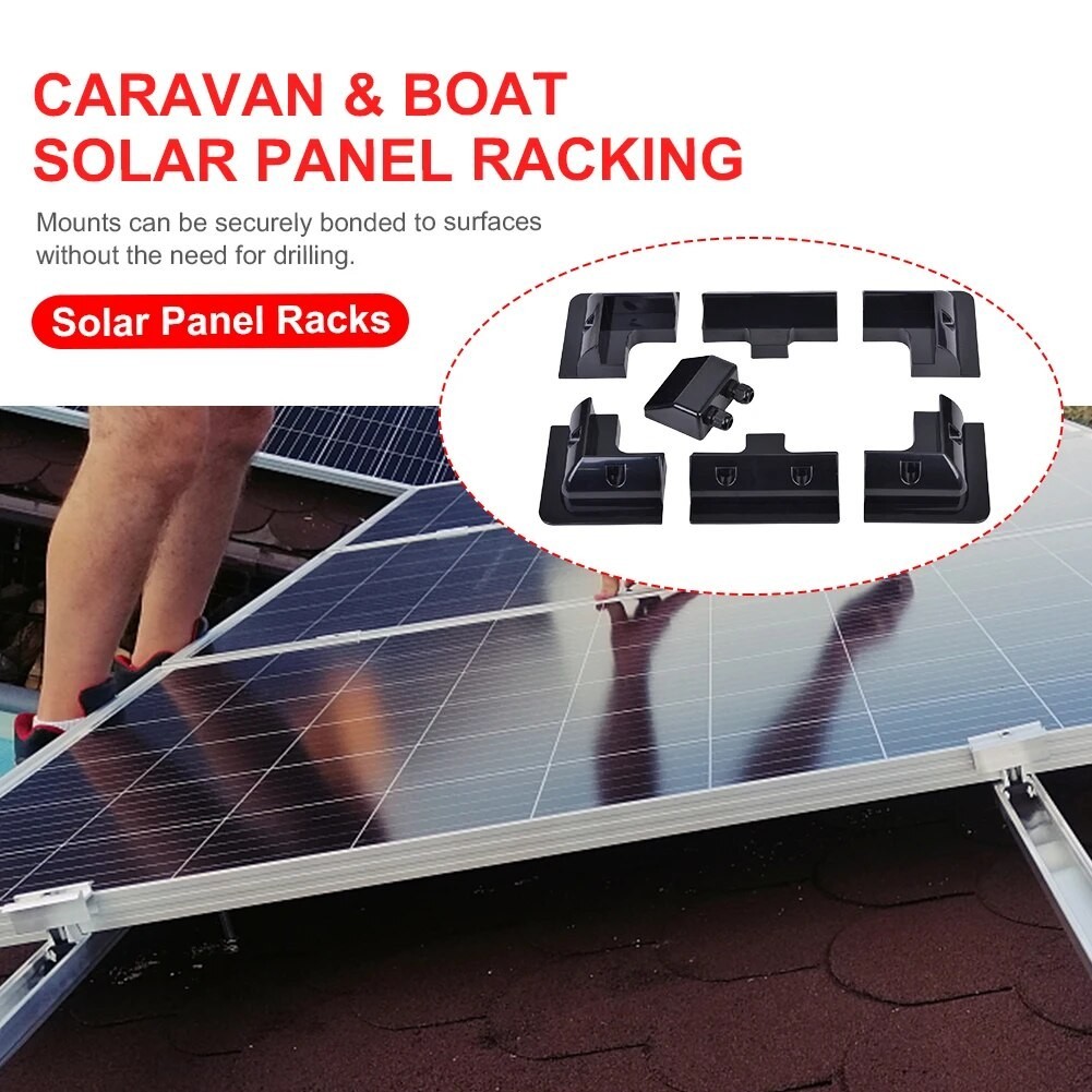 ⋌Wire Box Support RV Top Roof Solar Panel Mount PV Panel Mounting ...