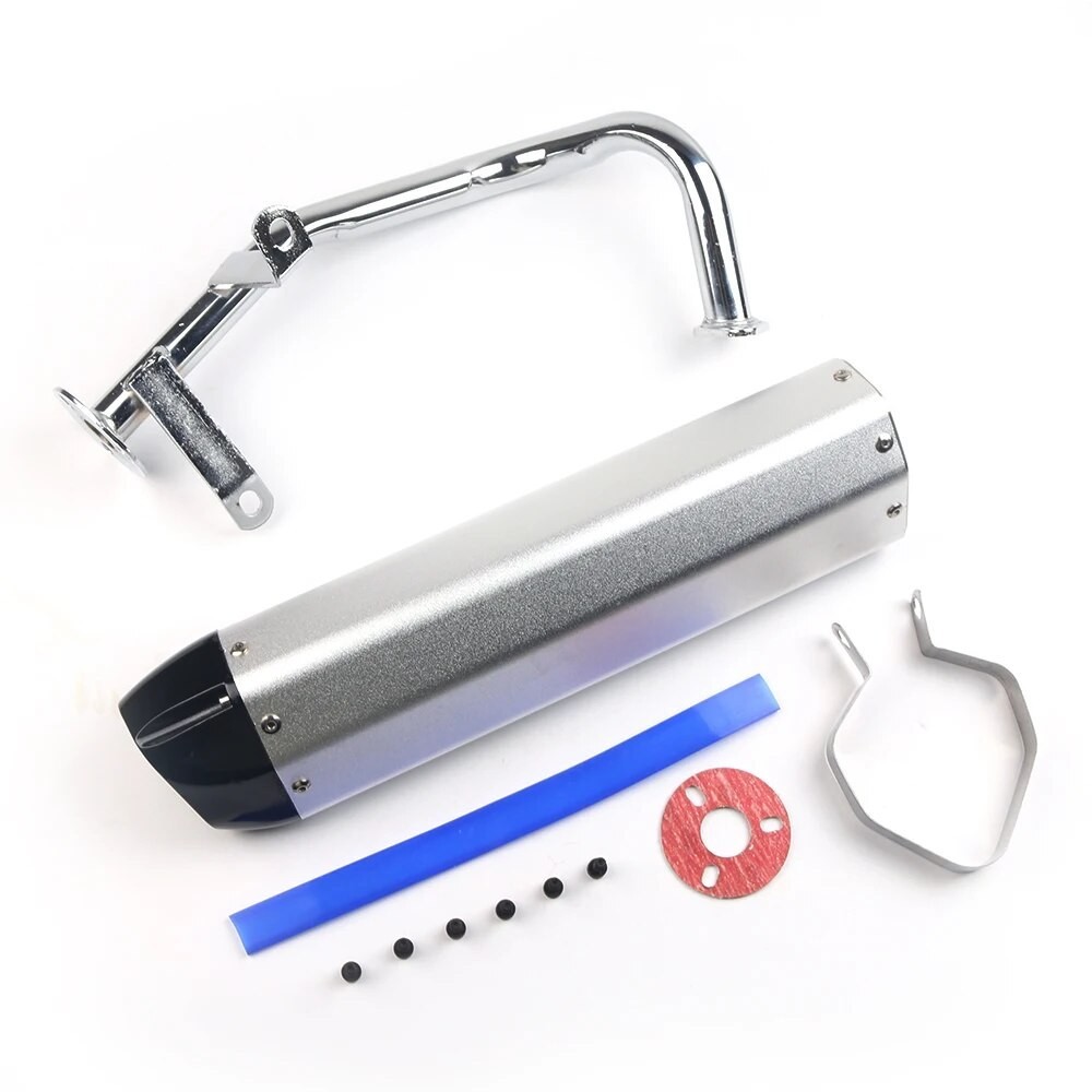 ⚕Exhaust Scooter Moped GY6 50 80 Exhaust GY6 139QMB QMB139 1P39QMB 4 ...