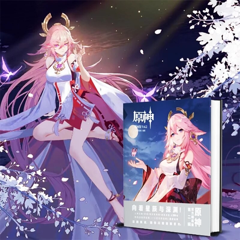 ♀Genshin Impact Illustrated Album Vol. 2 Commemorating the Original ... ♀Genshin Impact Illustrated Album Vol. 2 Commemorating the Original ...