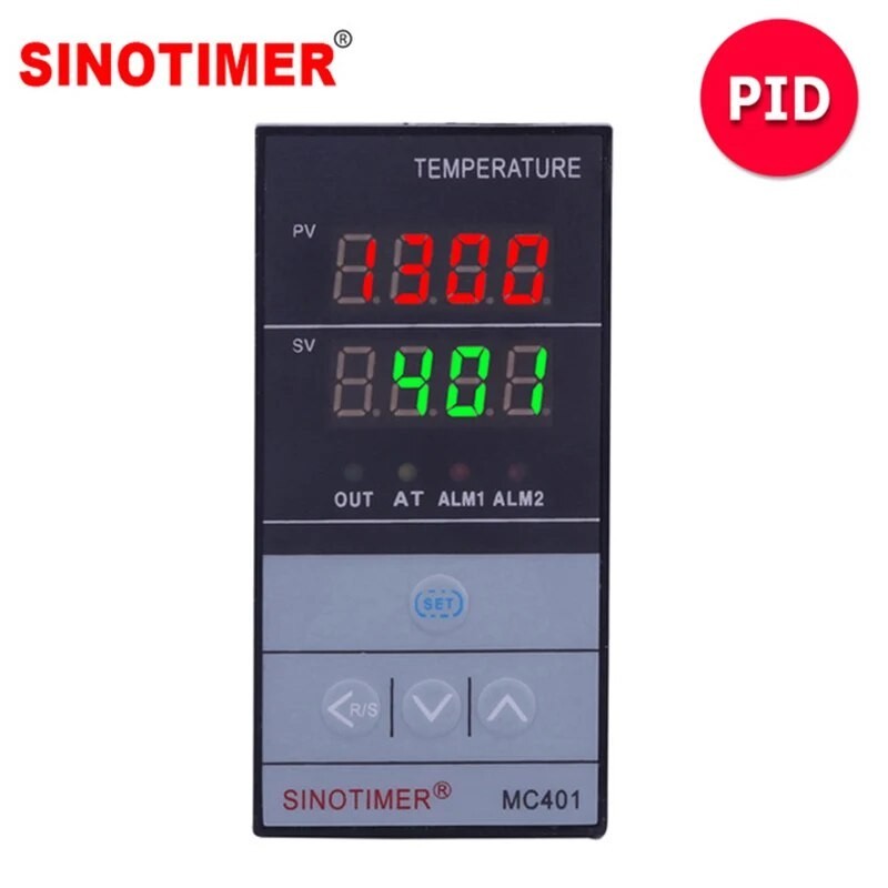 MC401 Temperature Controller Input PT100 K Thermocouple Digital PID SSR ...