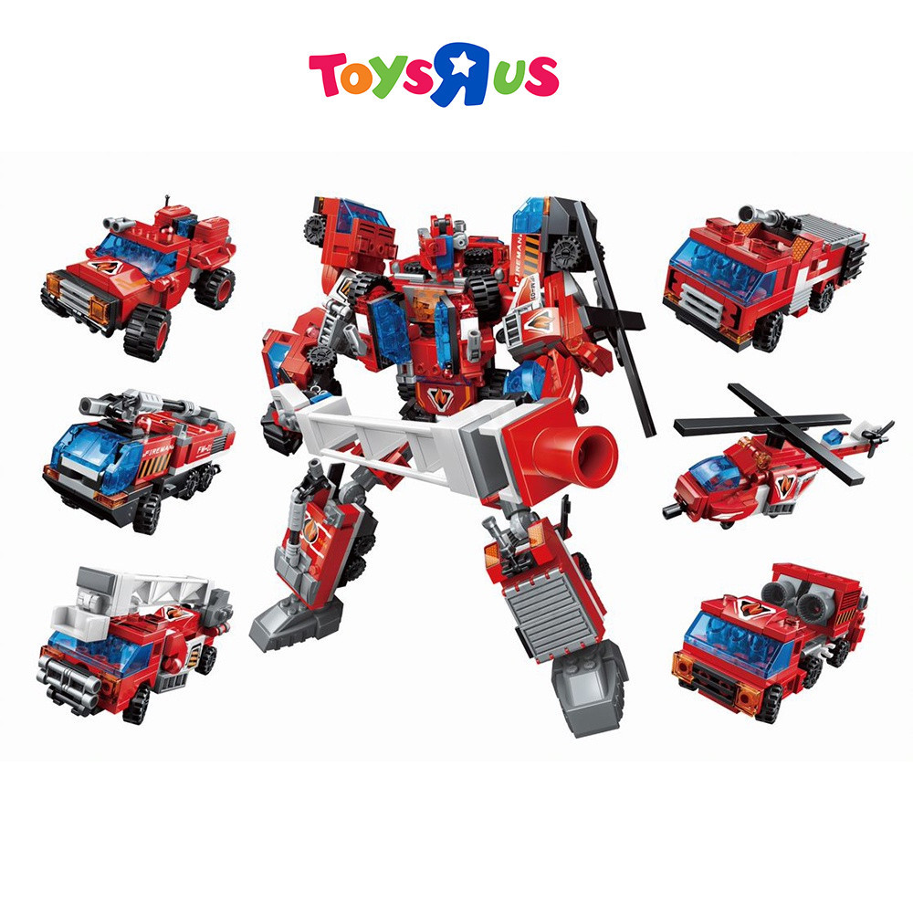 Qman Building Blocks Trans Collector Set 1416 Blazing Mars | Shopee ...