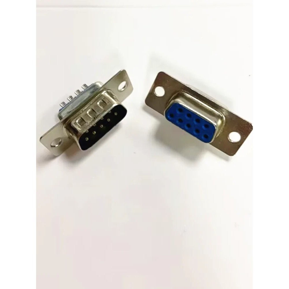 10PCS/LOT New RS232 serial port connector DB9 female socket/Plug ...