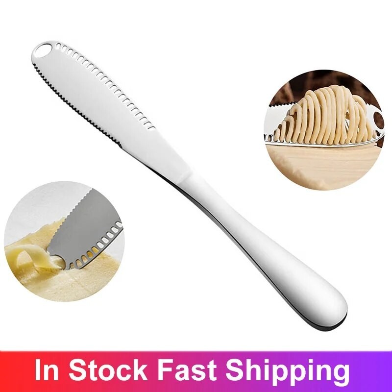 Butter Knife Stainless Steel Cheese Butter Cutter With Hole ...