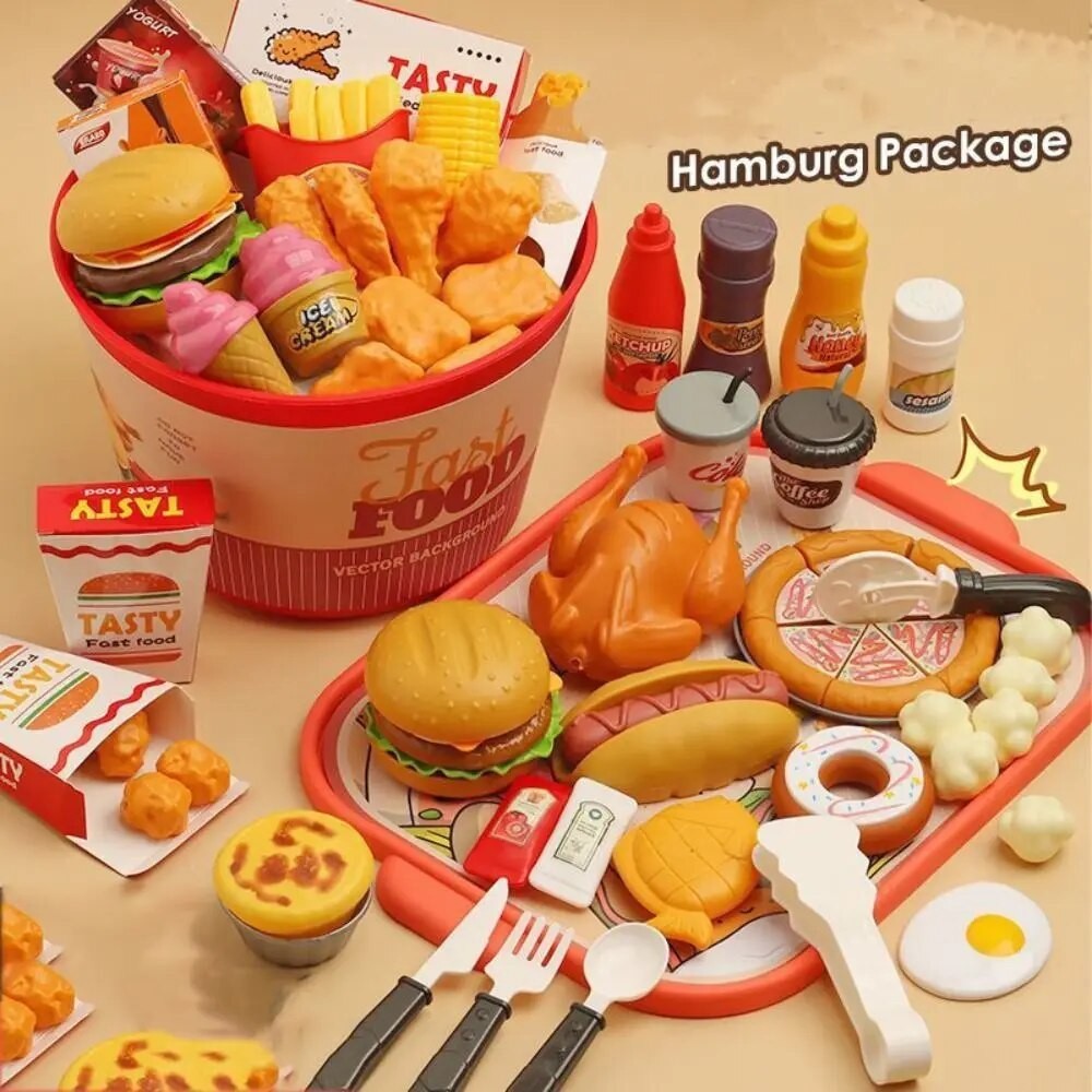 French Fries Fried Chicken Simulation Food Toys Simulation Toys Fried ...