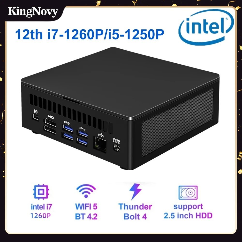 New NUC Mini PC 12th Gen i7 1260P i7 1165G7 Thunderbolt 4 2*DDR4 NVMe ...