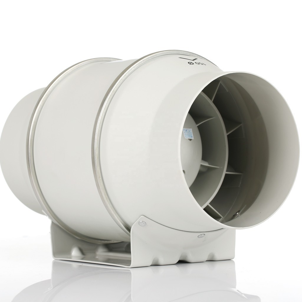 Hon&Guan 6 inch environmental friendly material inline duct exhaust fan ...
