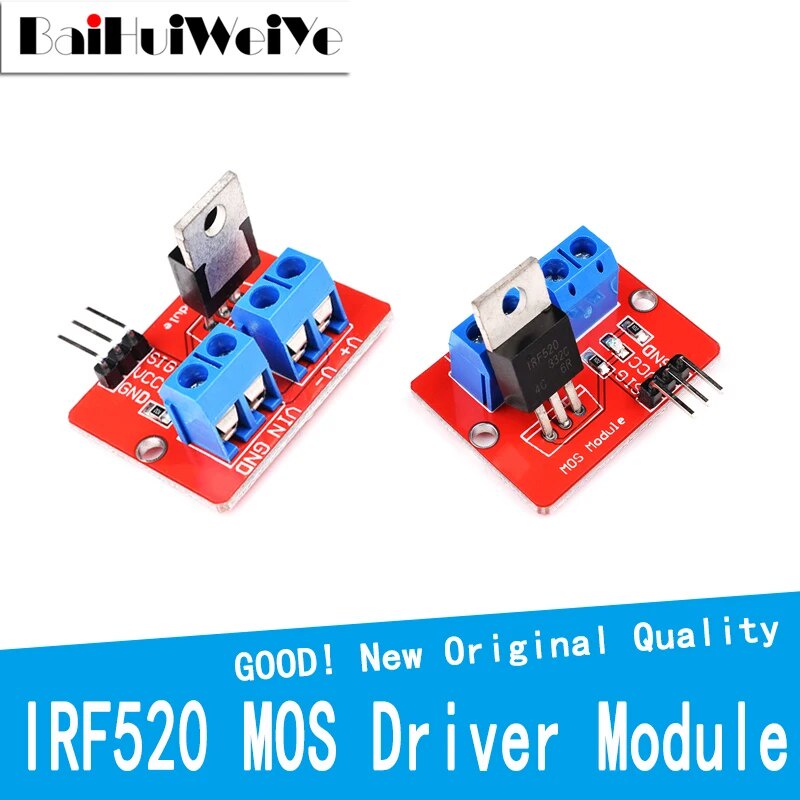 Pi 0 24v Top Mosfet Irf520 Mos Driver Module For Arduino Mcu Arm Raspberry Pi Mosfet Button Pwm 