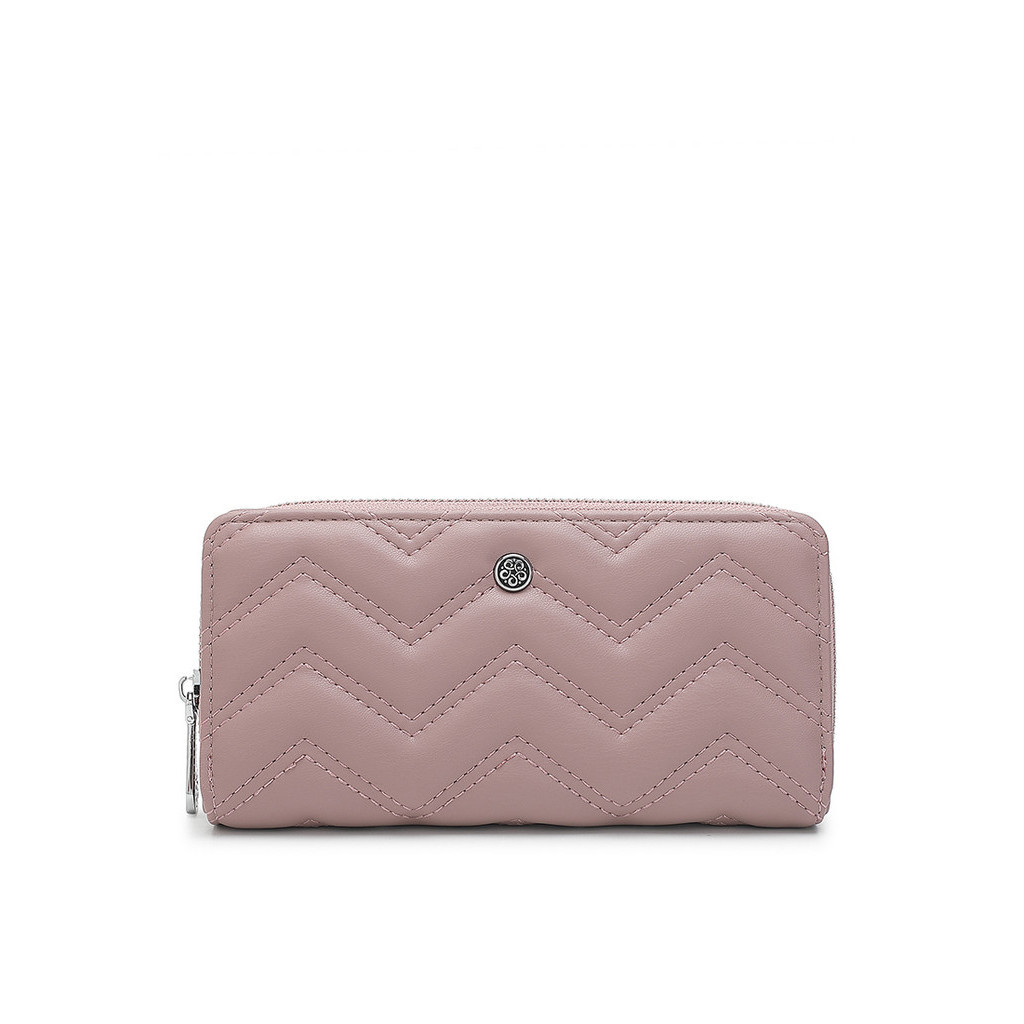 WILD CHANNEL Quilted Ladies RFID Long Purse NP 039 Multi Color | Shopee ...