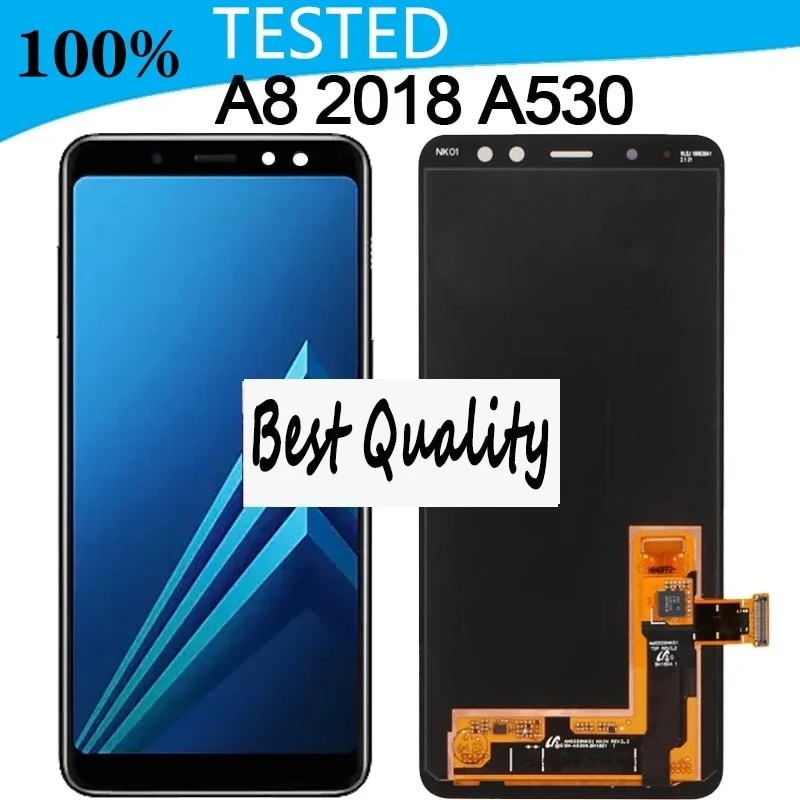 5.6'' High Quality AMOLED LCD Replacement for Samsung A8 2018 Touch ...