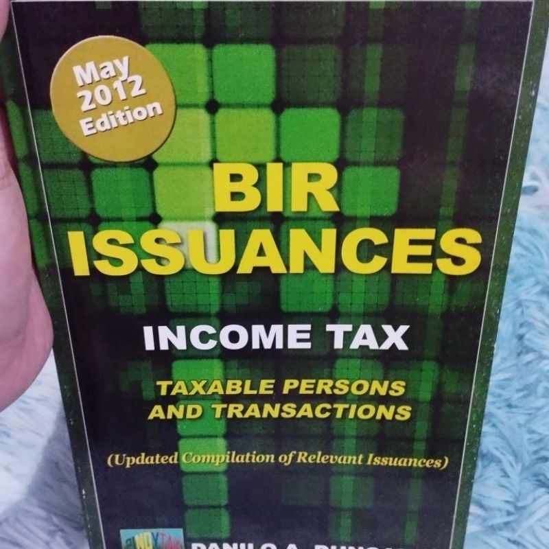 BIR ISSUANCES INCOME TAX | Shopee Philippines