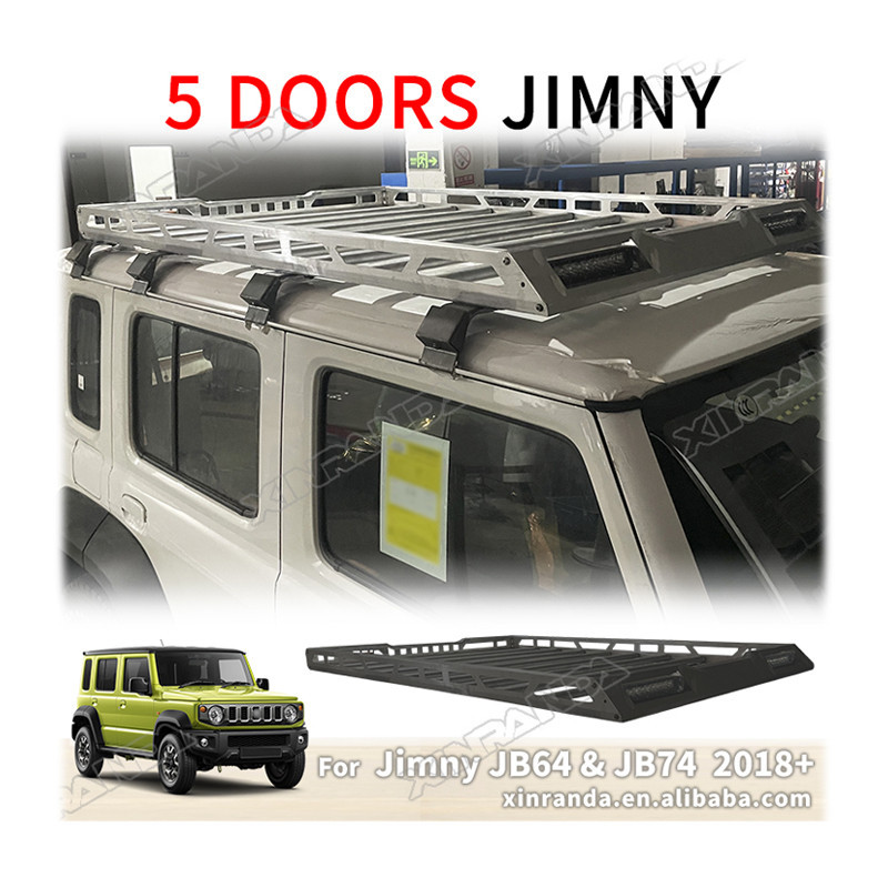 Jimny Roof Rack For Suzuki Jimny 5 door 2023 2024 JB64 JB74 JB64W JB74W Aluminium Expedition ...